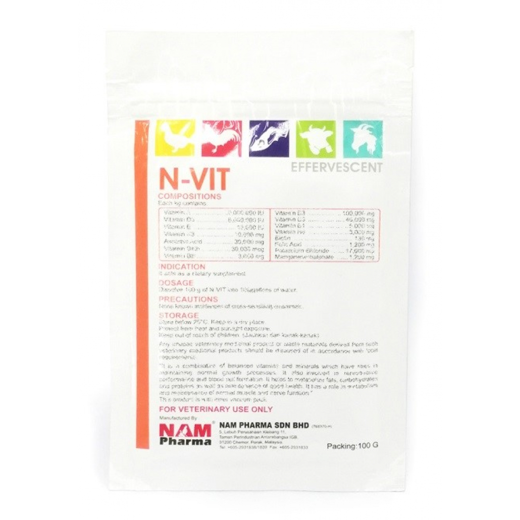 N-Vit Effervescent – Nam Pharma Sdn. Bhd.